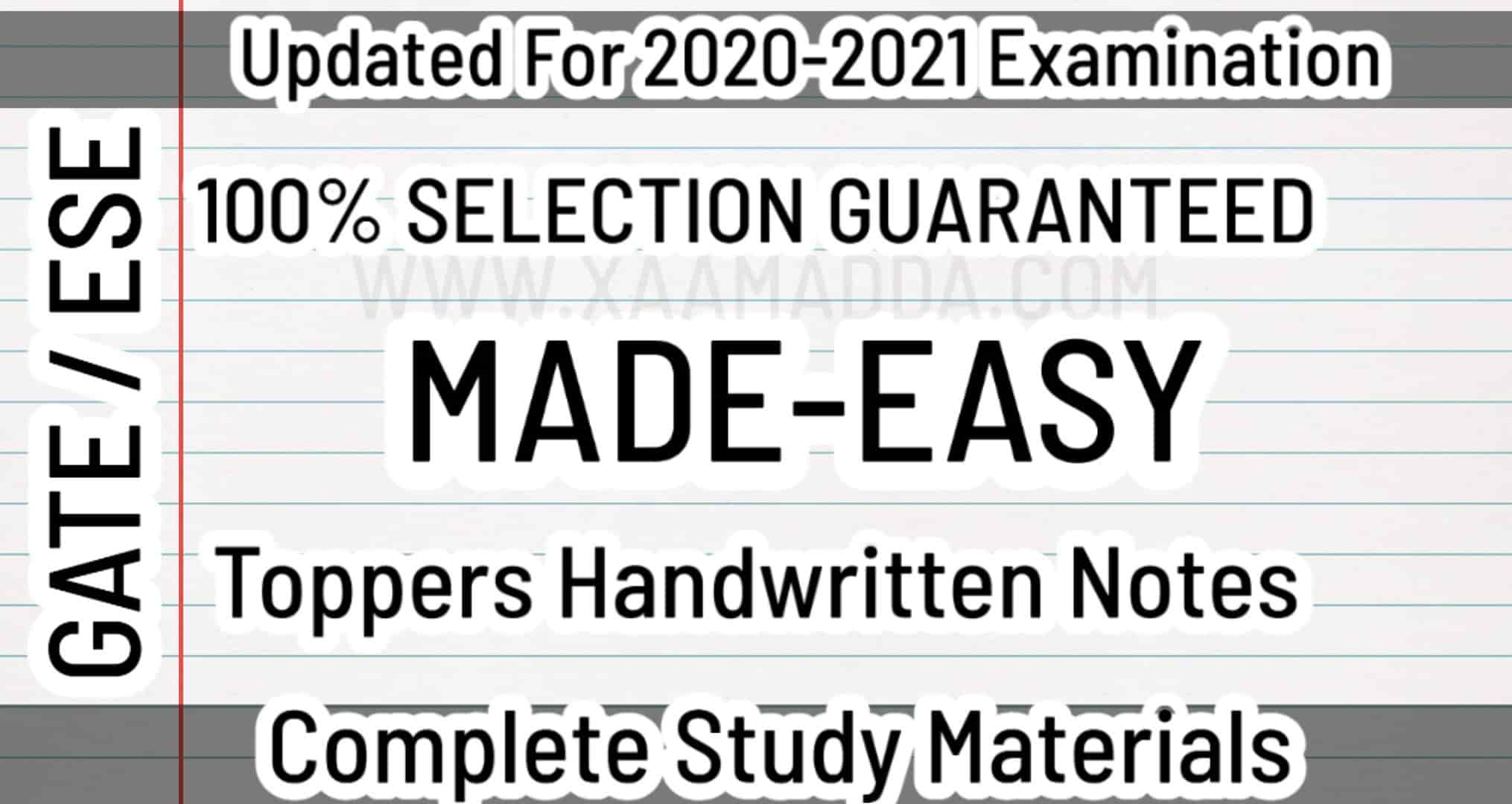 Made Easy Mechanical Engineering Handwritten Notes pdf by UPSC Topper ... Made Easy Mechanical Engineering Handwritten Notes pdf by UPSC Topper ...